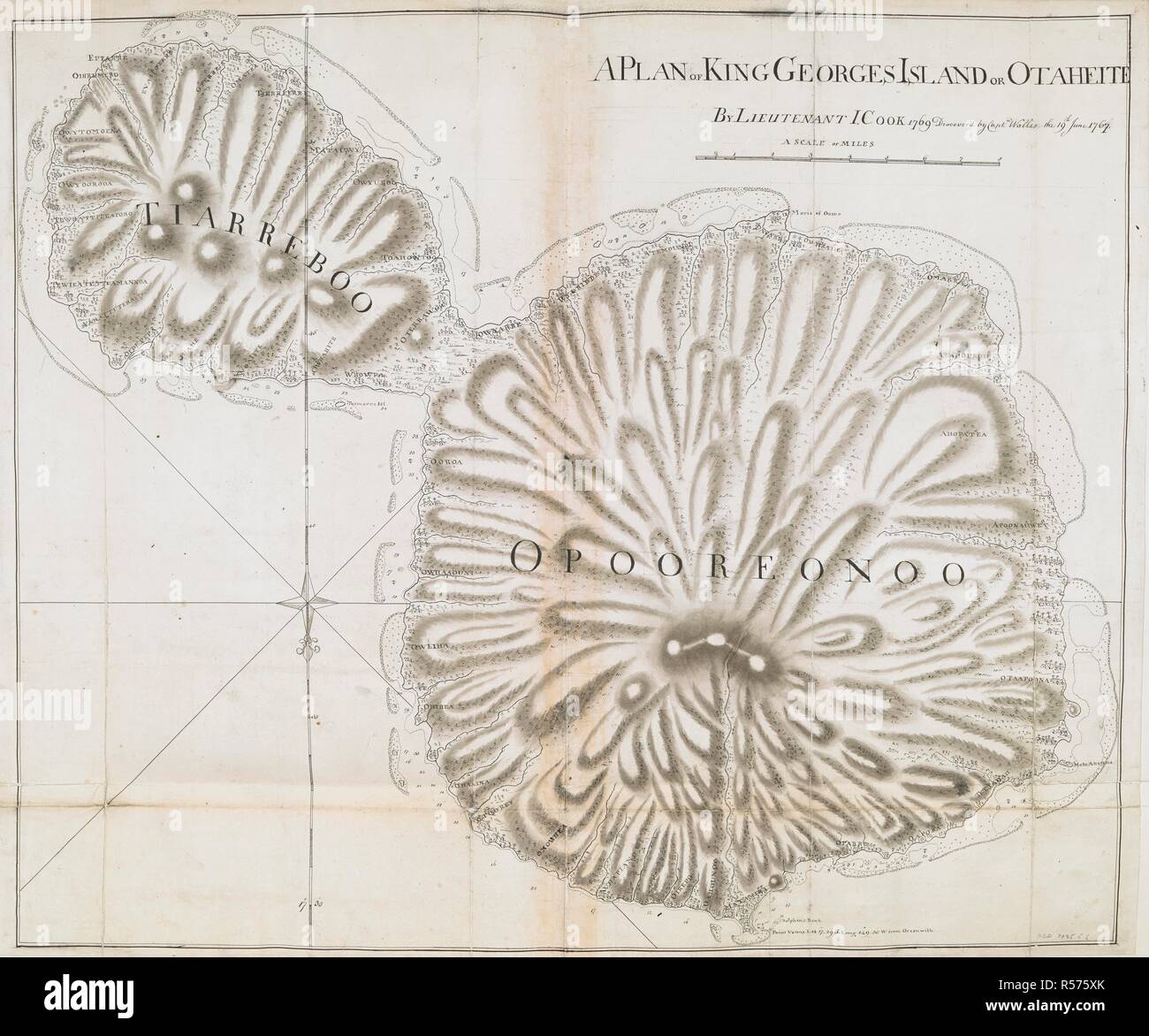 James cook map cook island hi-res stock photography and images - Alamy