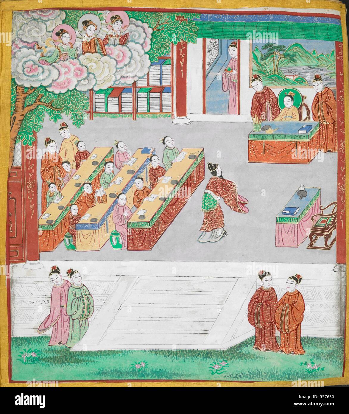 Child china school room hi-res stock photography and images - Alamy