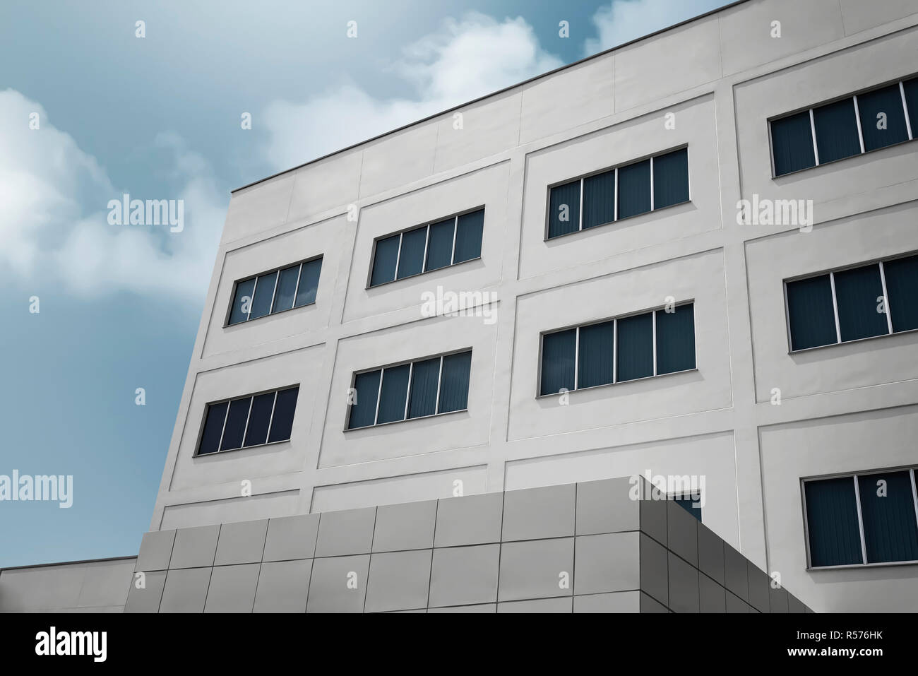 Large office building with modern corporate architecture Stock Photo ...