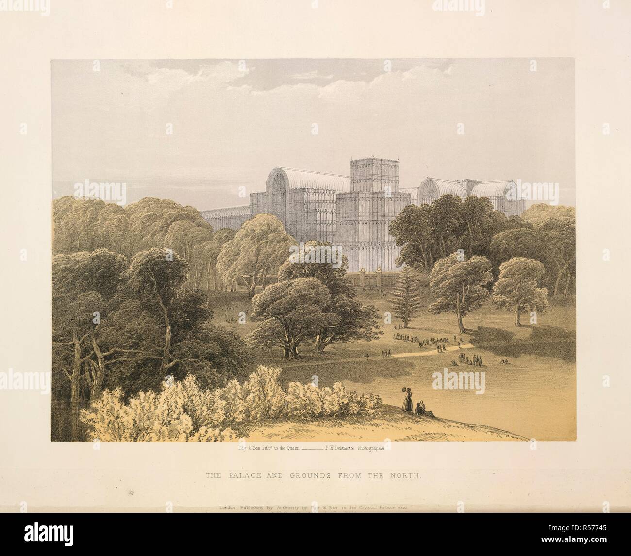 Crystal palace sydenham 1854 hi-res stock photography and images - Alamy