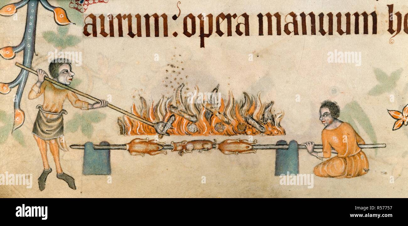 Roasted on a spit hi-res stock photography and images - Alamy