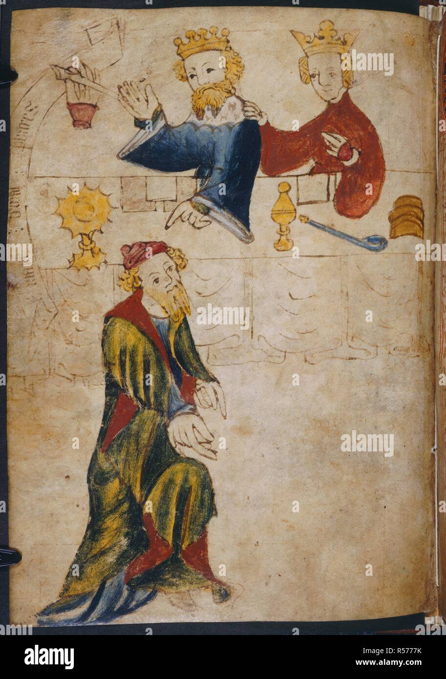 Daniel at Belshazzar's feast. Cleanness. England [N.W. Midlands]; circa ...