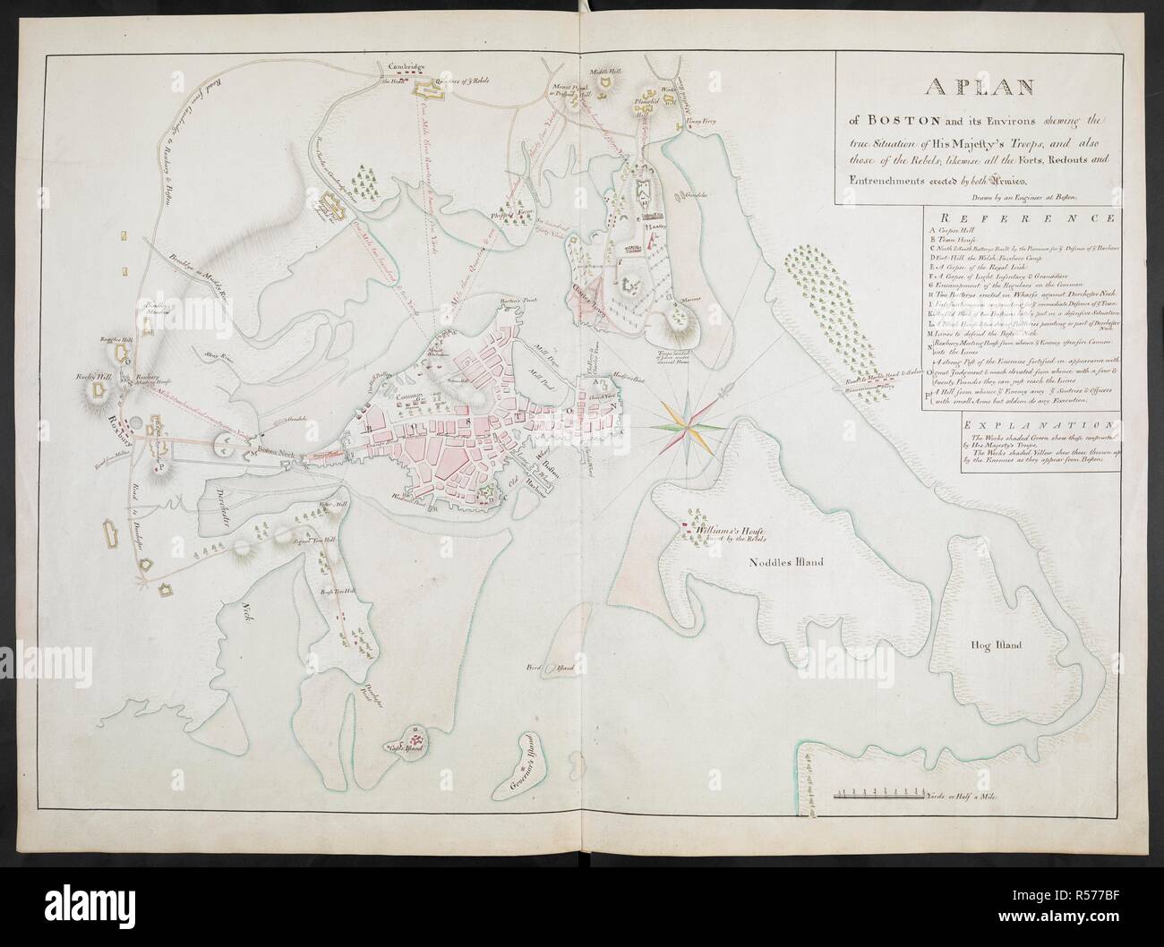 American revolution entrenchments hi-res stock photography and images ...