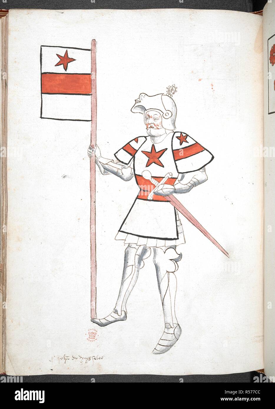 Medieval soldier in tabard hi-res stock photography and images - Alamy