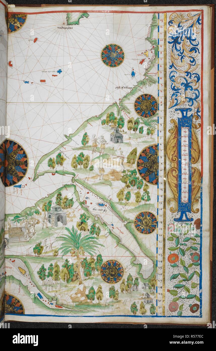 Chart of the coasts of Asia and Africa from Cape Comorin to Cape ...