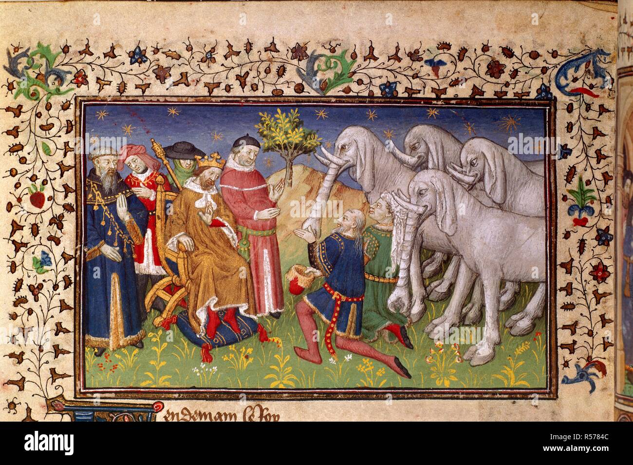 Romance of alexander manuscript hi-res stock photography and images - Alamy