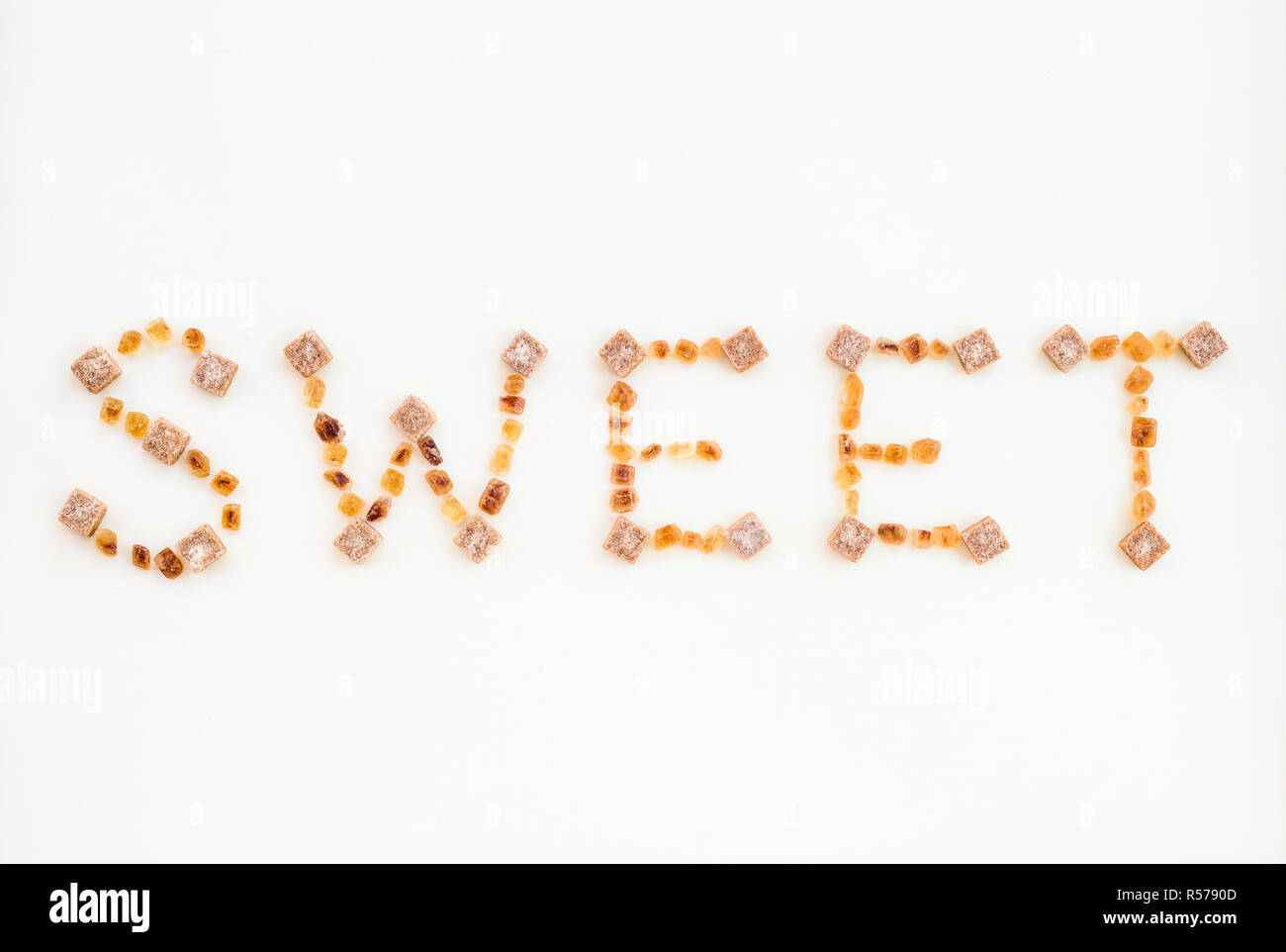 The Word Sweet In Bubble Letters
