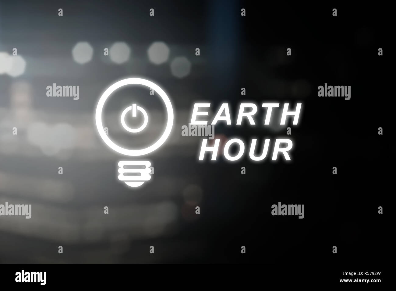 Please turn off your electrical equipment for 60 minutes Stock Photo ...