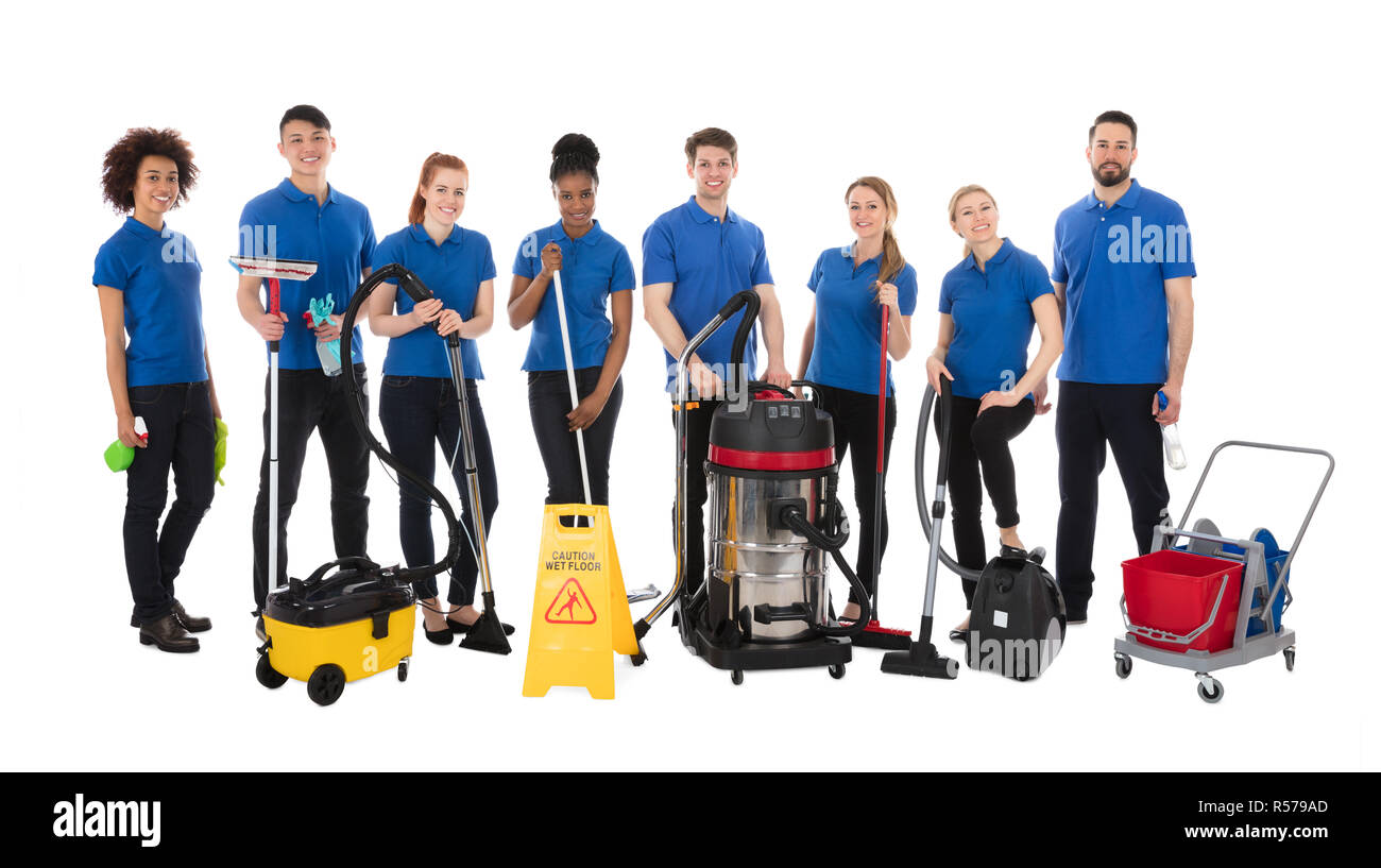 Group diverse profession workers Cut Out Stock Images & Pictures - Alamy