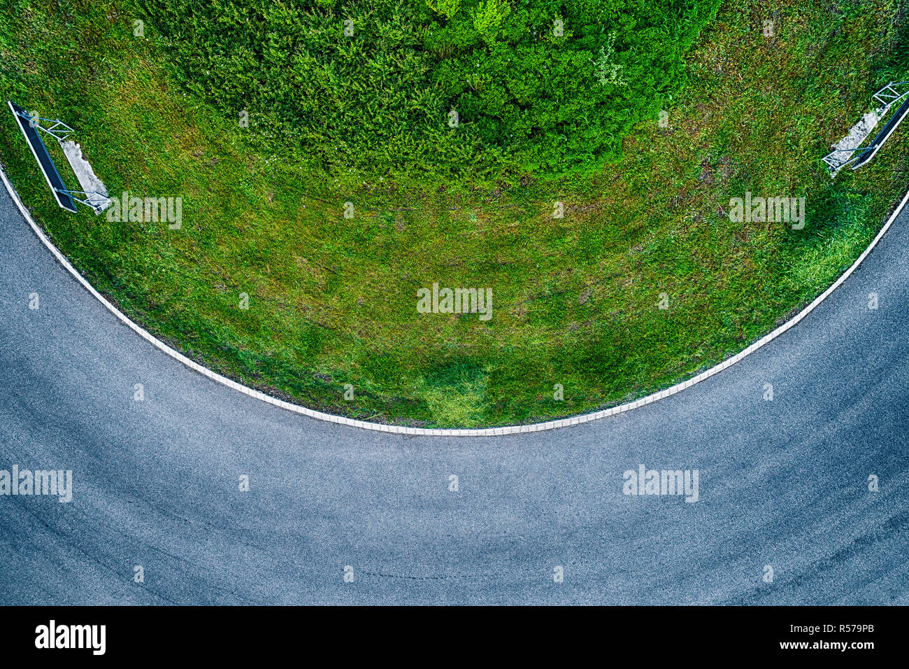 Roundabout from above hi-res stock photography and images - Alamy