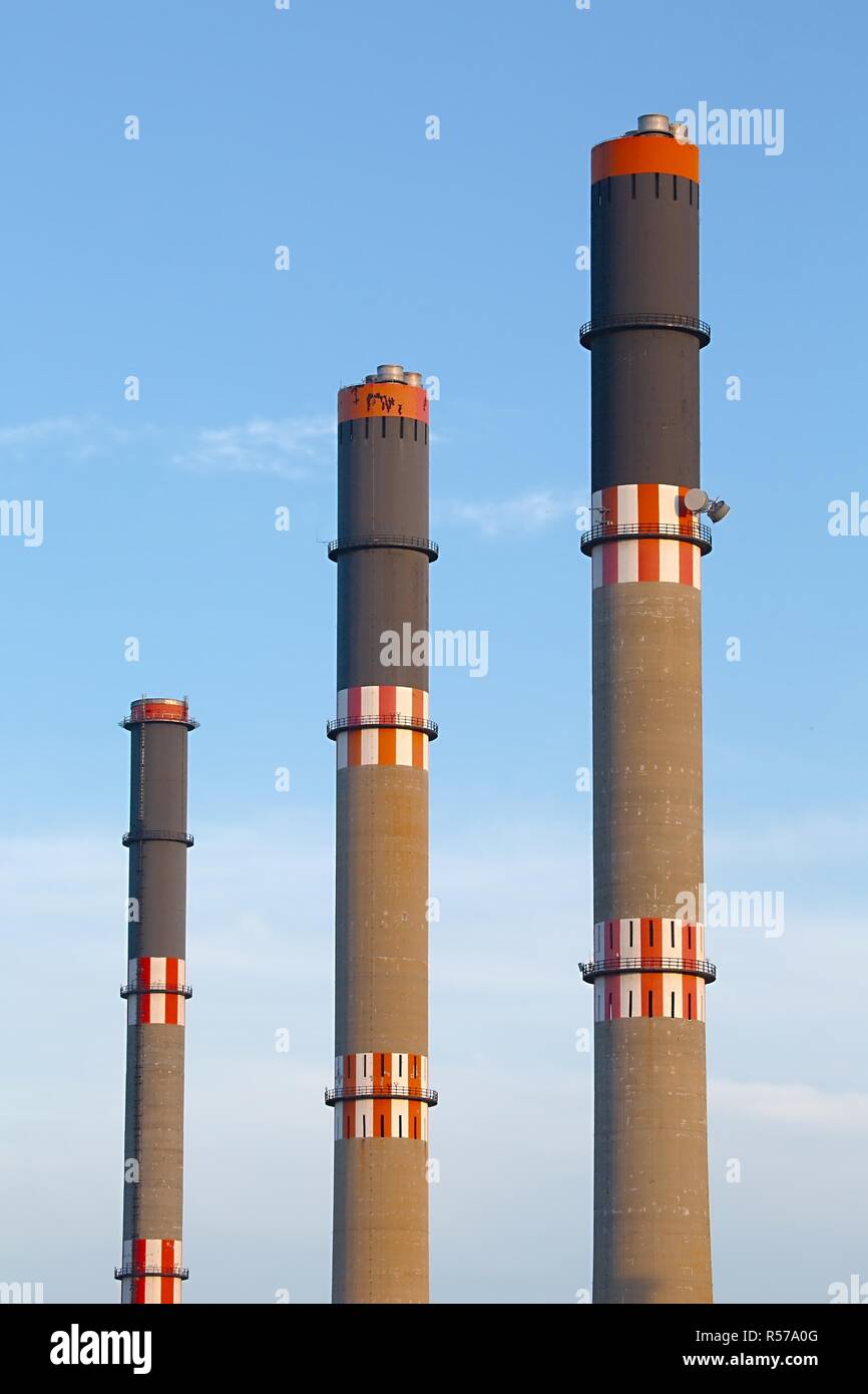 Industrial Chimney Line Stock Photo - Alamy