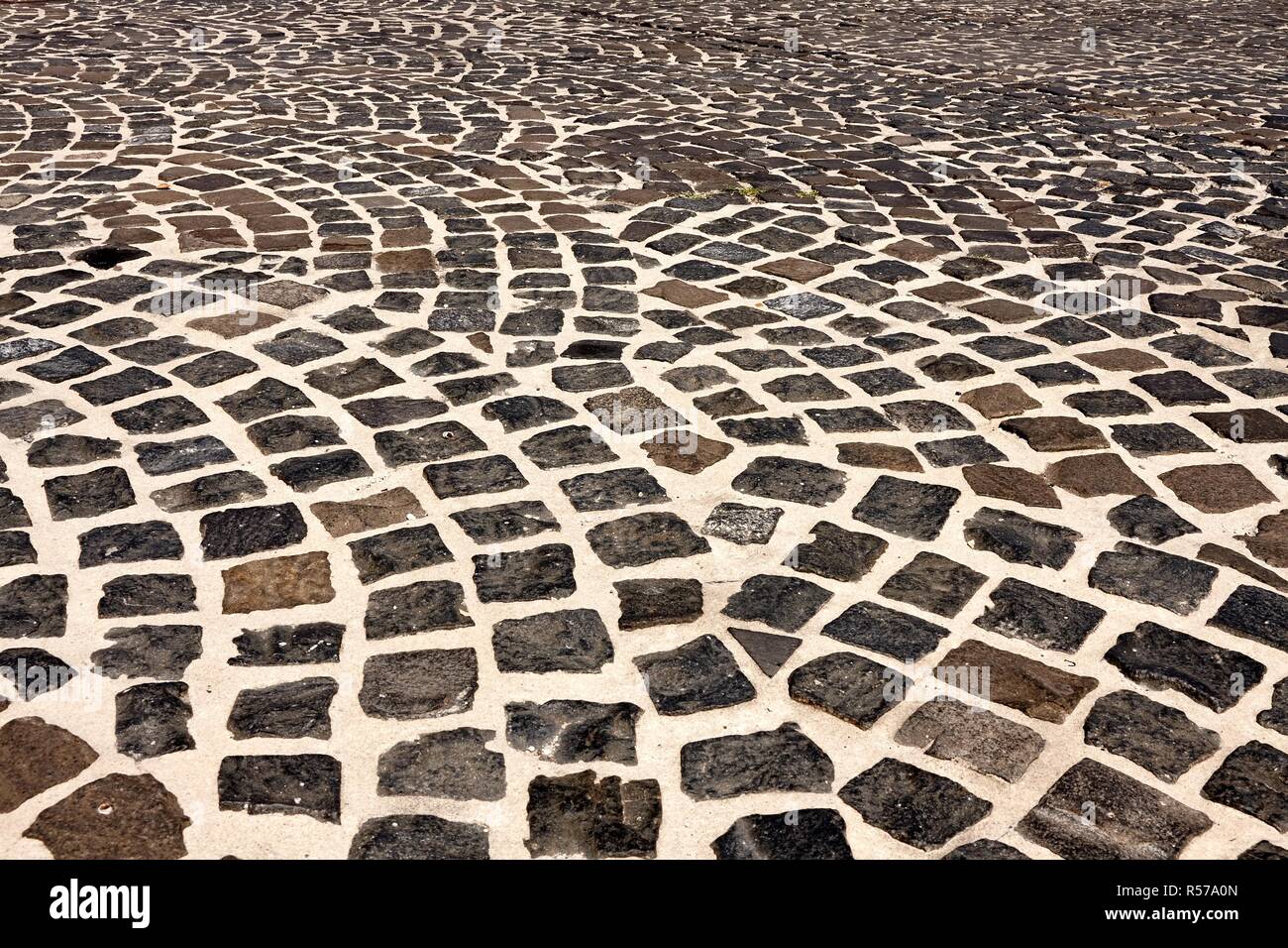 Stone Pavement Pattern Stock Photo - Alamy