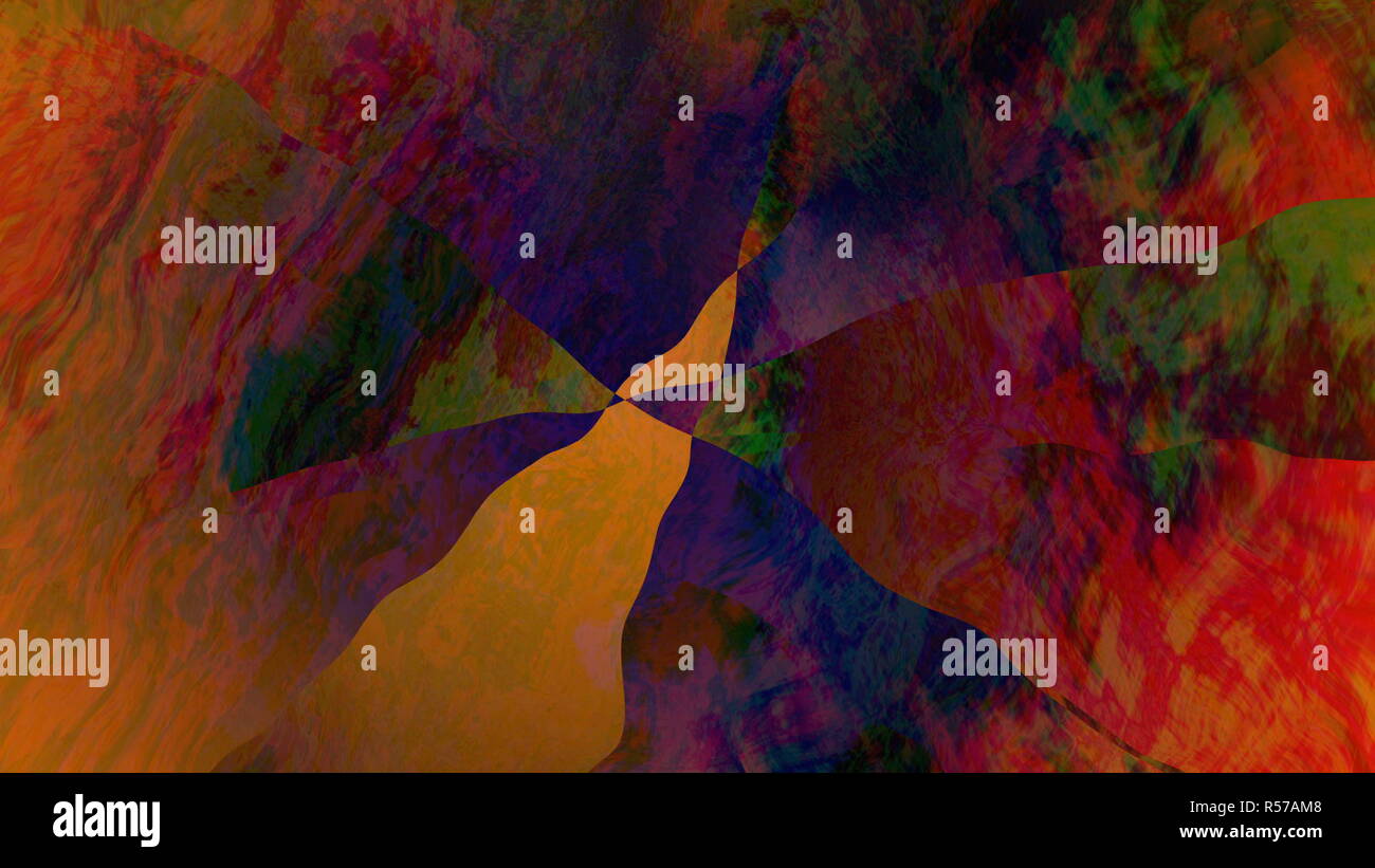 Abstract psychedelic art. 3d rendering background Stock Photo - Alamy