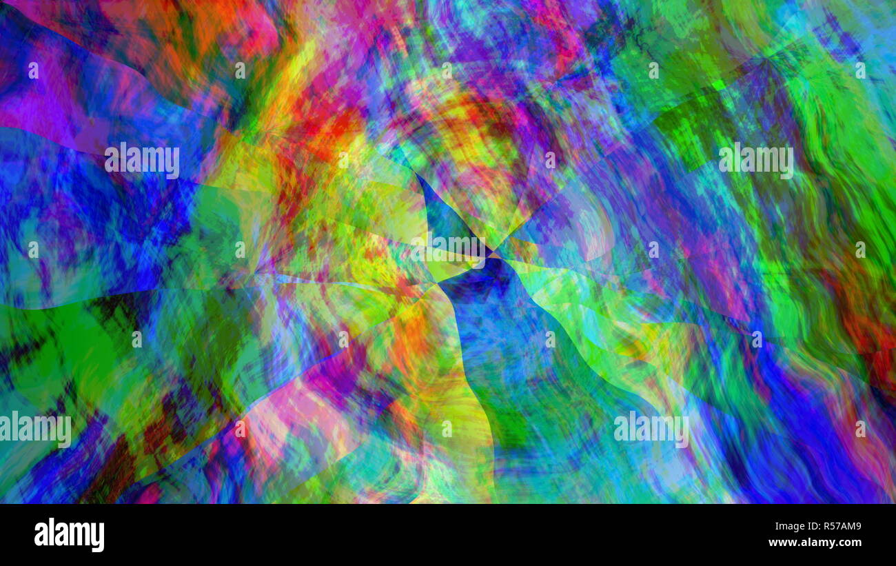 Abstract psychedelic art. 3d rendering background Stock Photo - Alamy