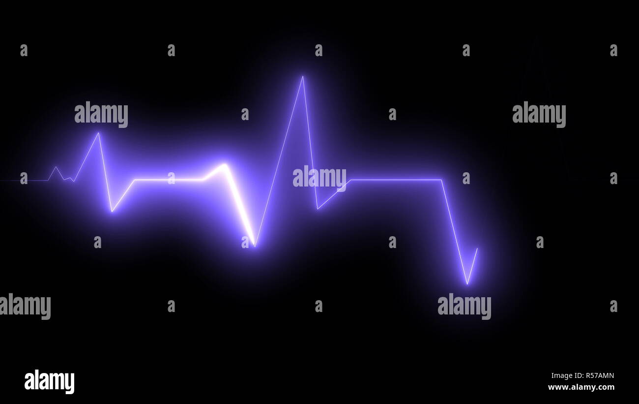 ECG health medical monitor. Digital Stock Photo - Alamy