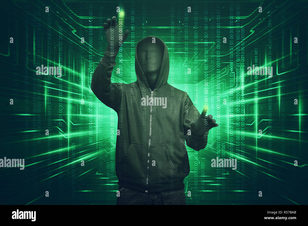 Man anonymous mask hacking binary hi-res stock photography and images ...