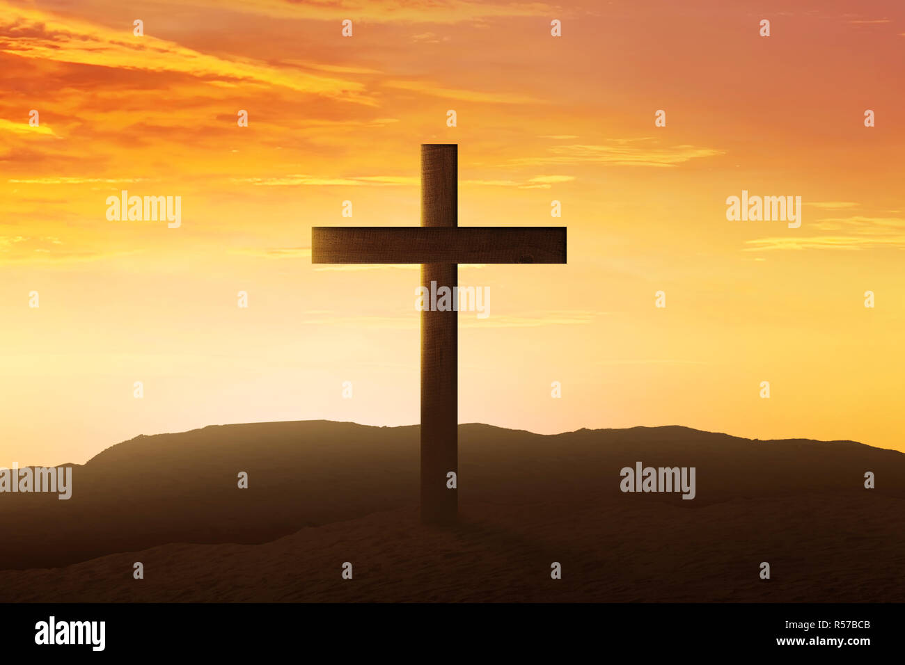 Model jesus on cross hi-res stock photography and images - Alamy