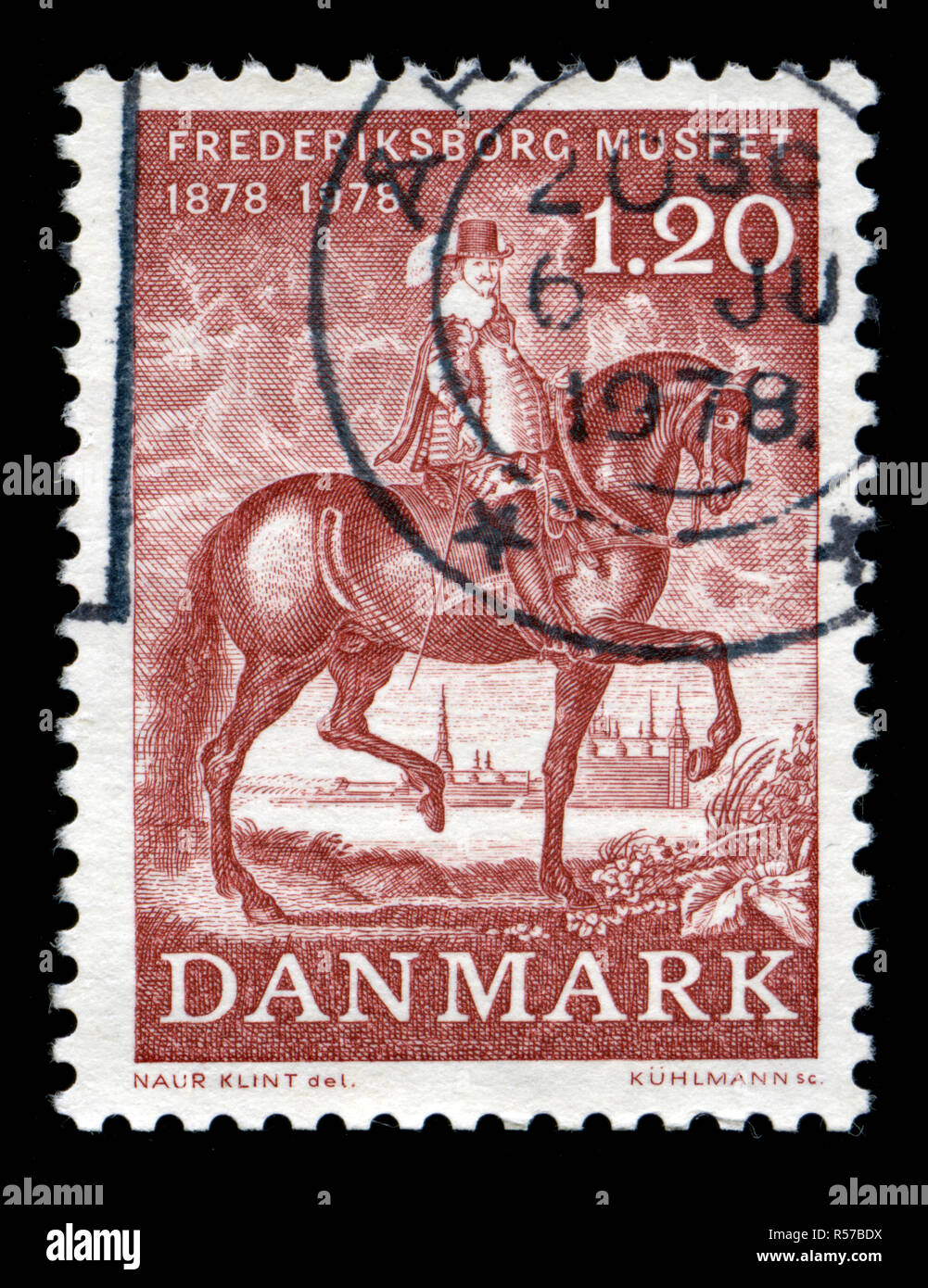 Postage stamp from Denmark in the National History Museum ...