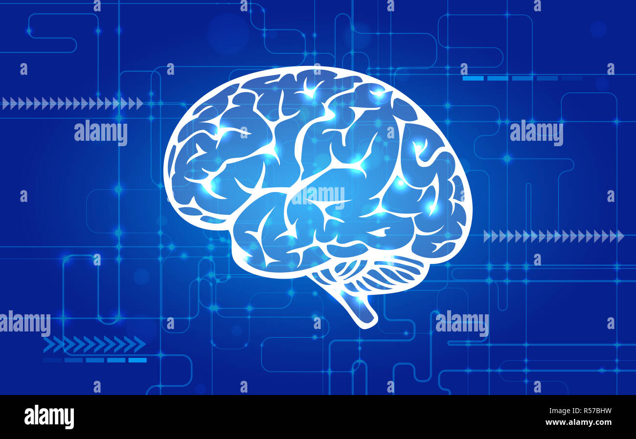 Abstract human Brain Stock Photo - Alamy