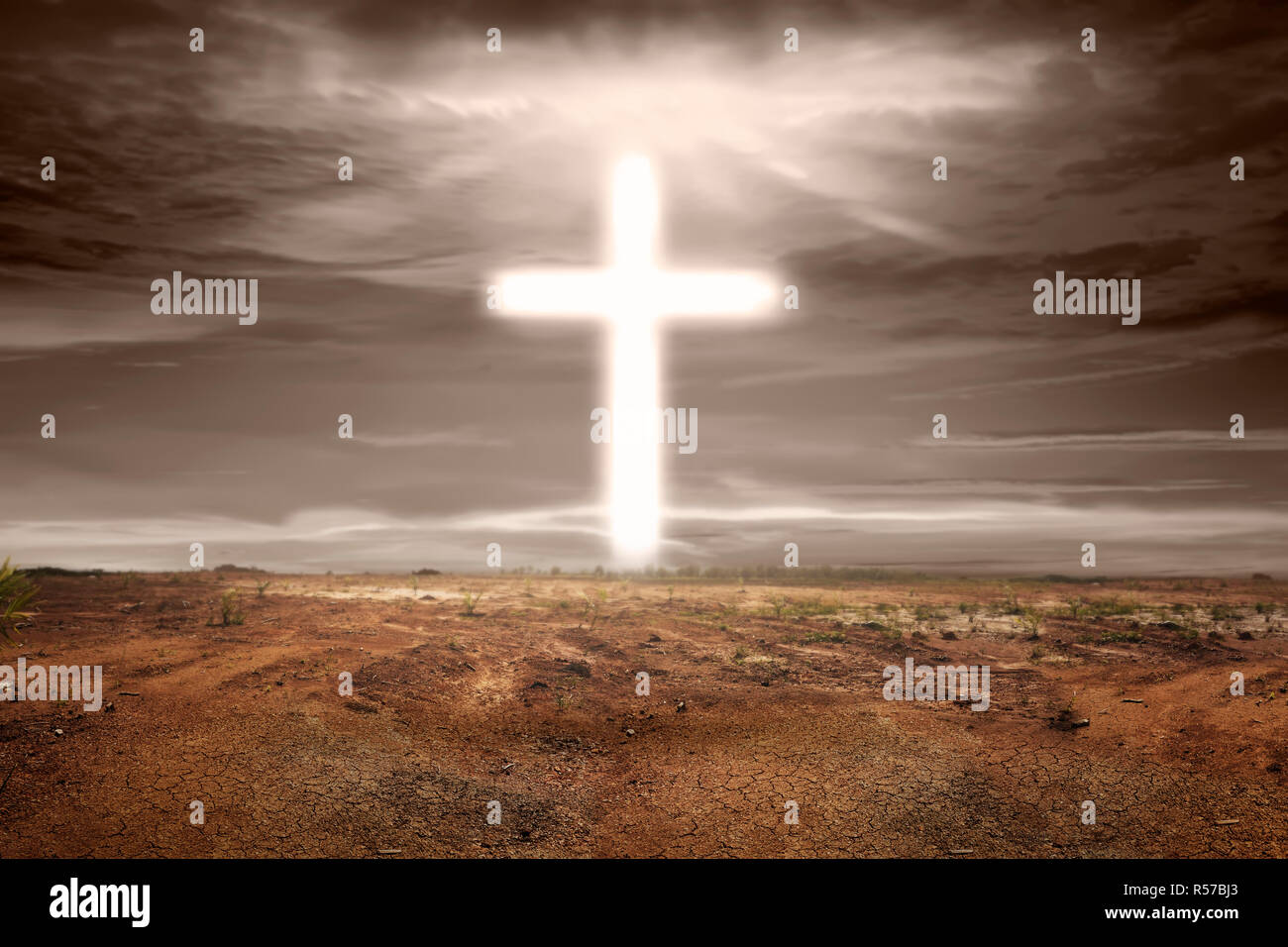 Model jesus on cross hi-res stock photography and images - Alamy