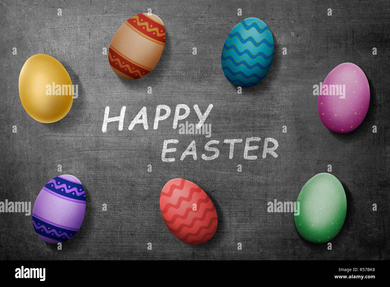 Beautiful easter eggs deep hi-res stock photography and images - Alamy