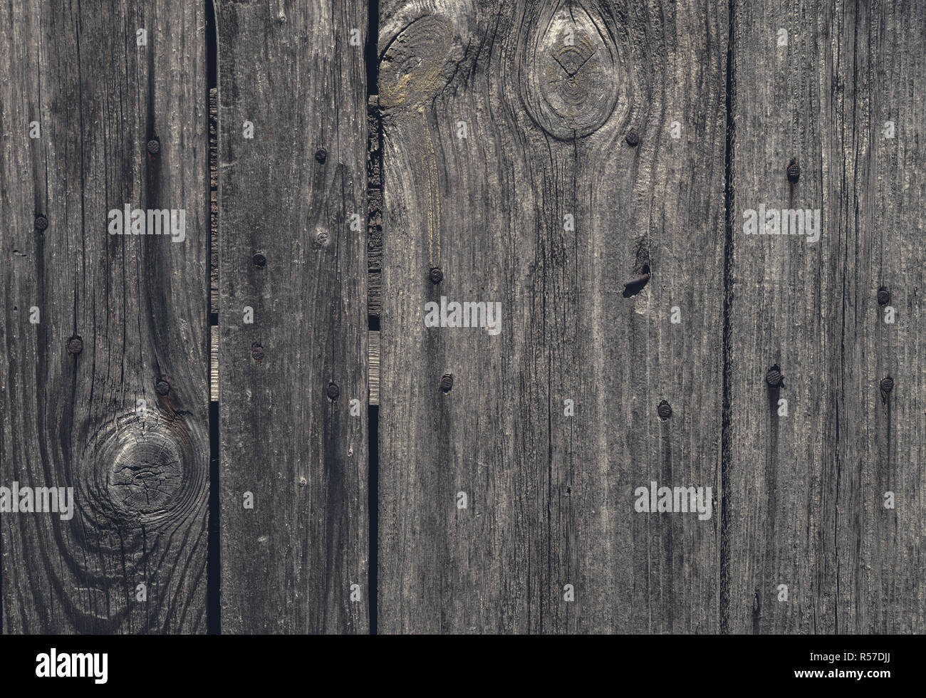 Wood texture with nails Stock Photo - Alamy