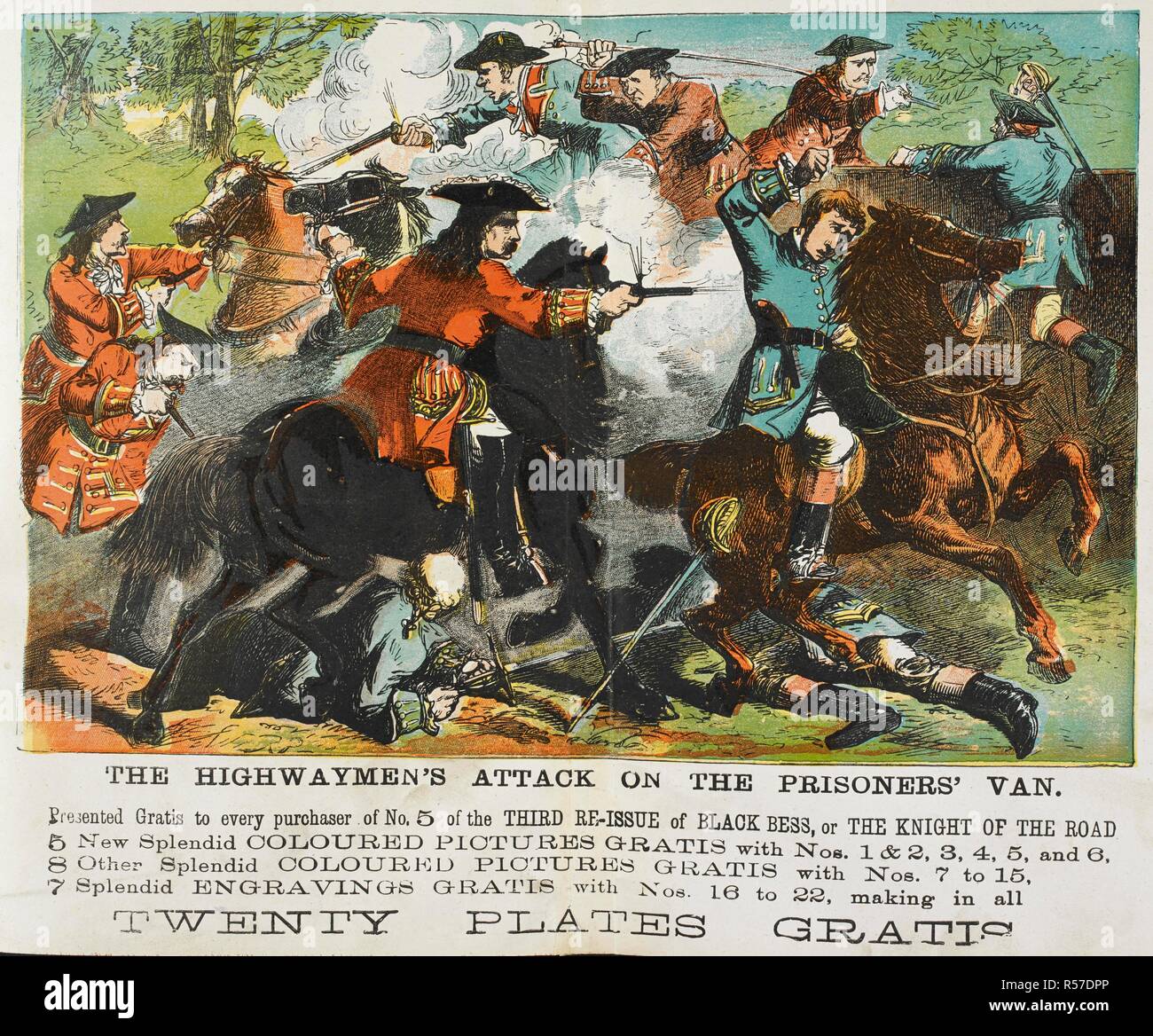 The highwaymen's attack on the prisoners' van'. Richard "Dick" Turpin ...