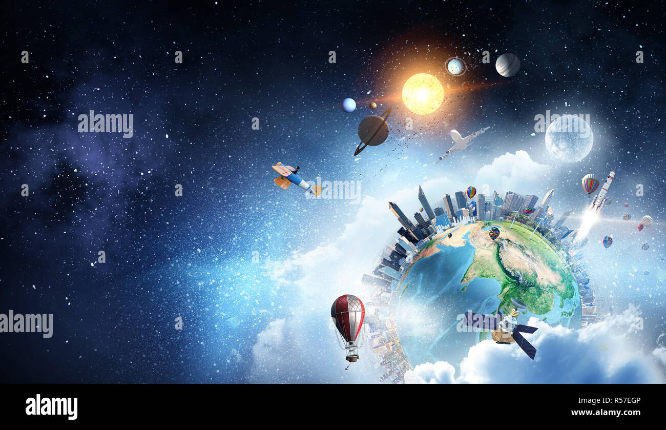 Planet Earth view Stock Photo - Alamy