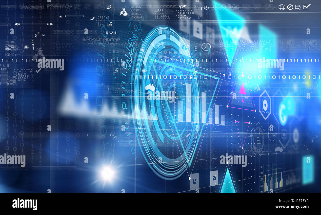 High technology touch screen hi-res stock photography and images - Alamy