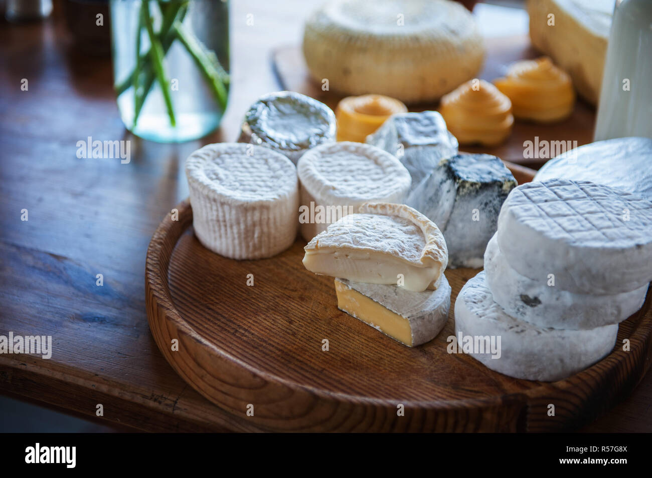 Set of different cheese Stock Photo - Alamy