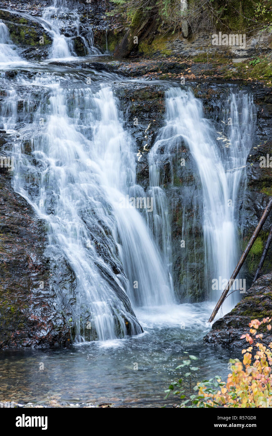 Sweet Creek Falls near Metaline, Washington Stock Photo - Alamy