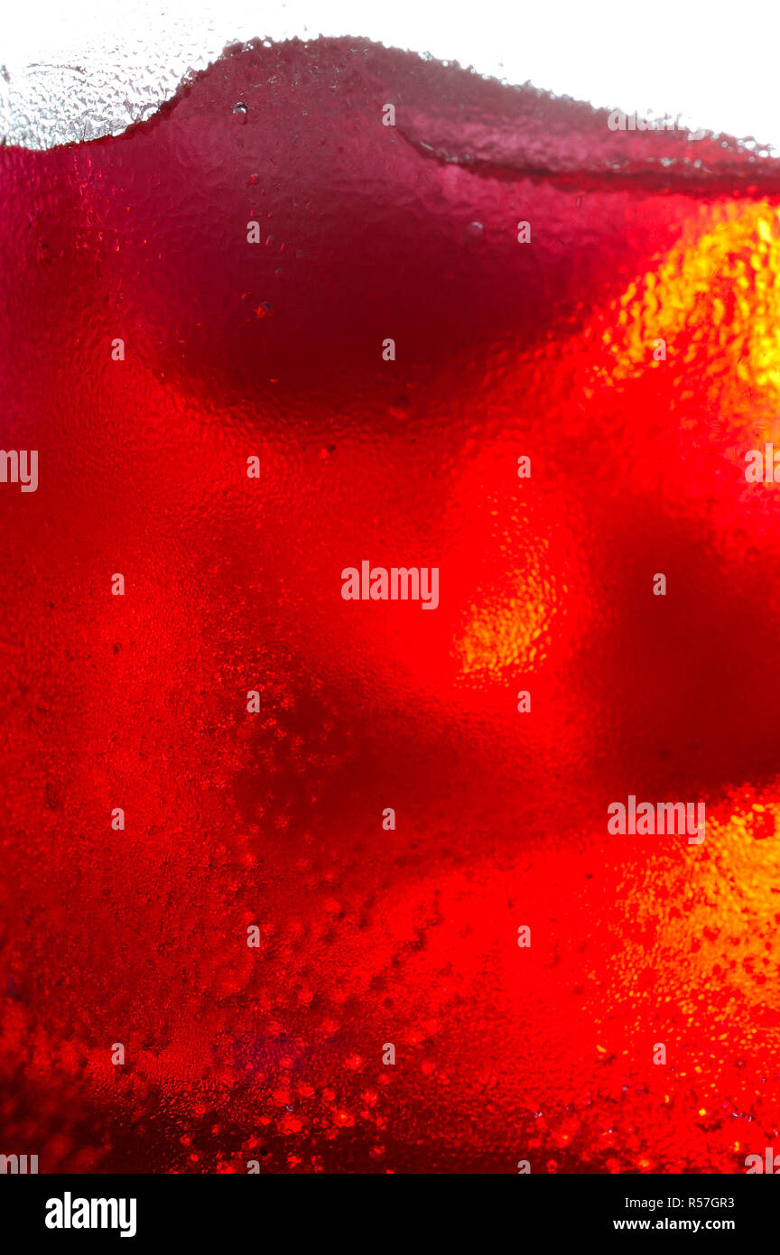 Red Soda Drinks Stock Photo - Alamy