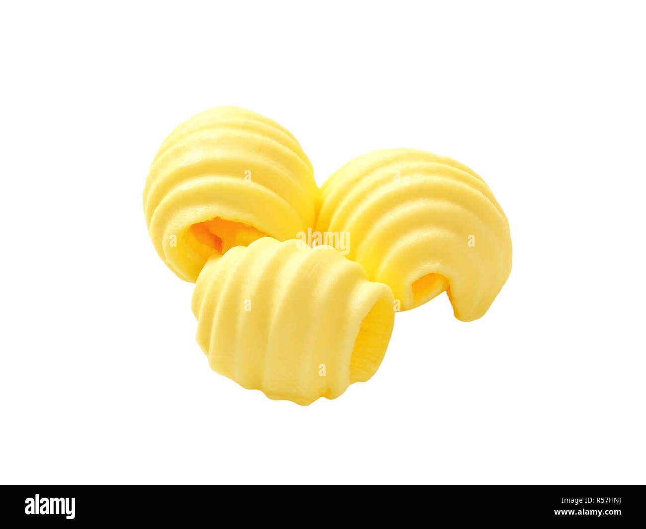 Curled Butter Cut Out Stock Images & Pictures - Alamy