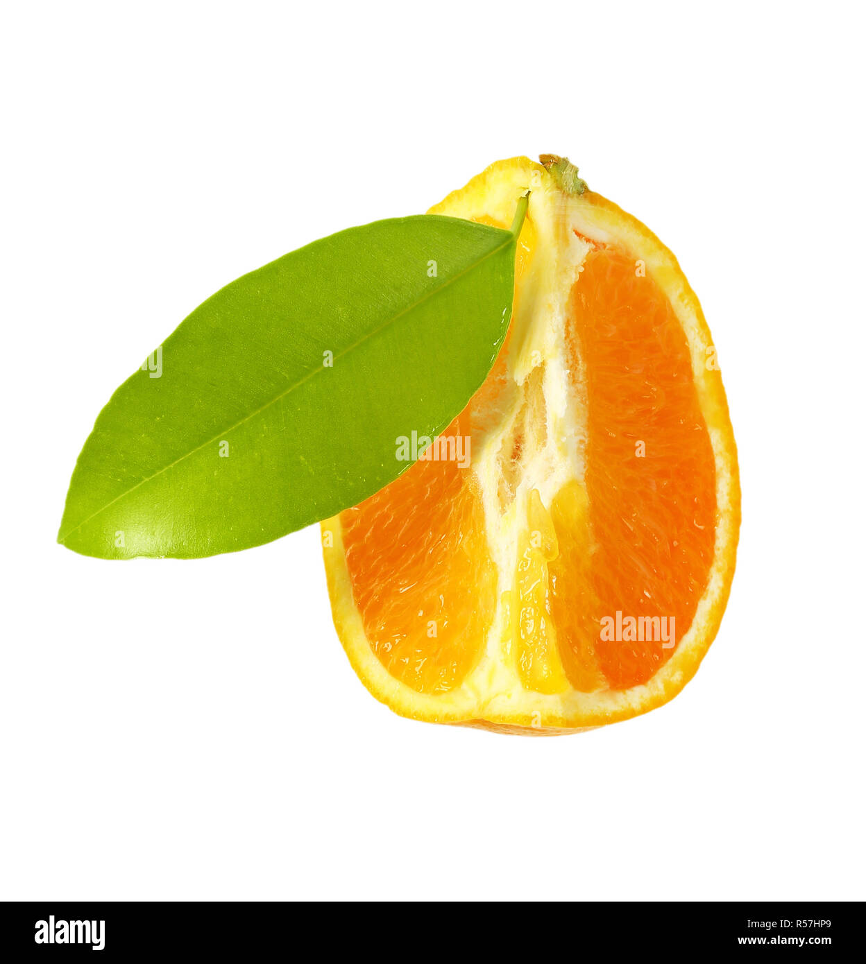 Top view orange piece Cut Out Stock Images & Pictures - Alamy