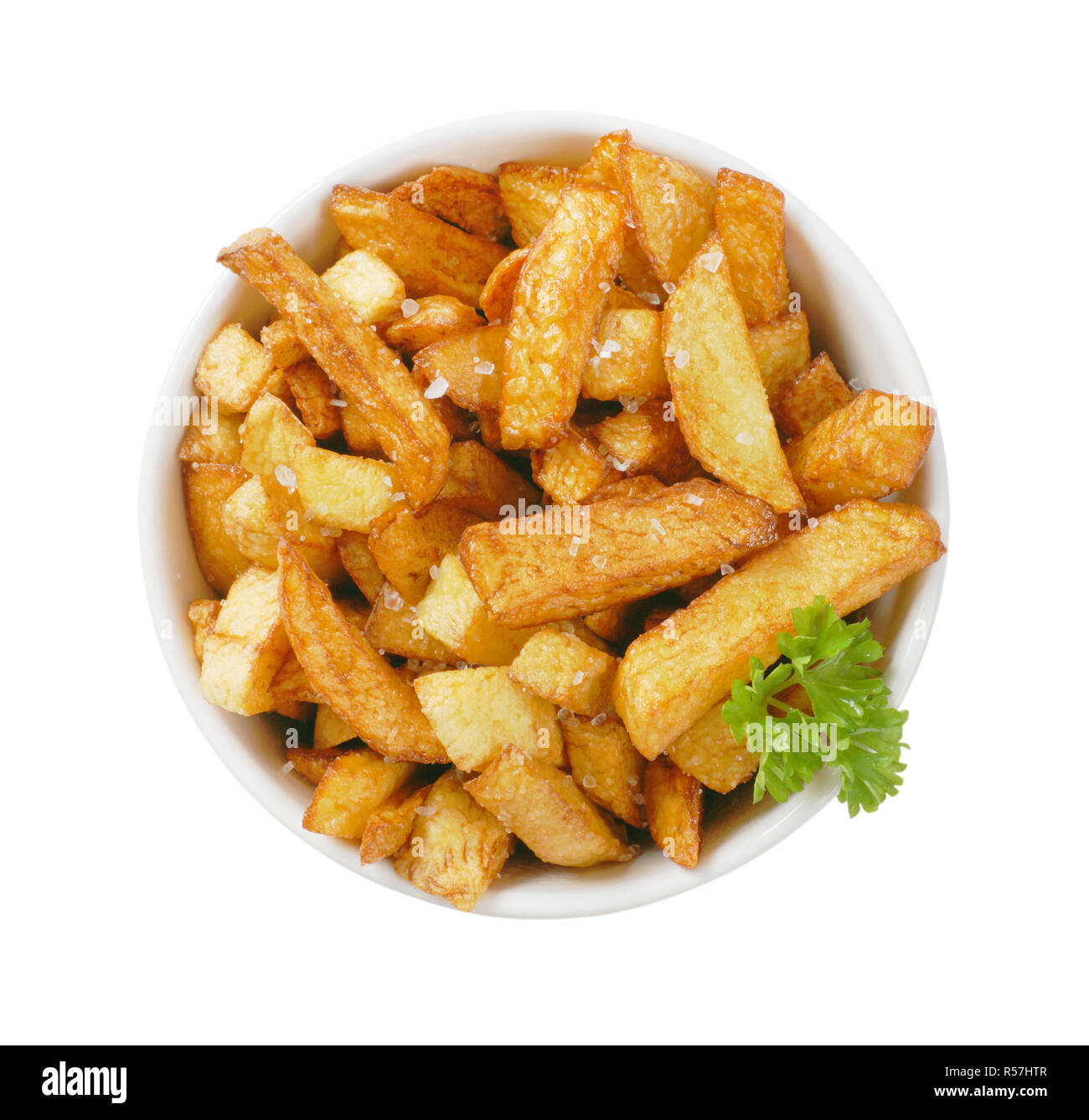 Pile potatoes top view Cut Out Stock Images & Pictures - Alamy