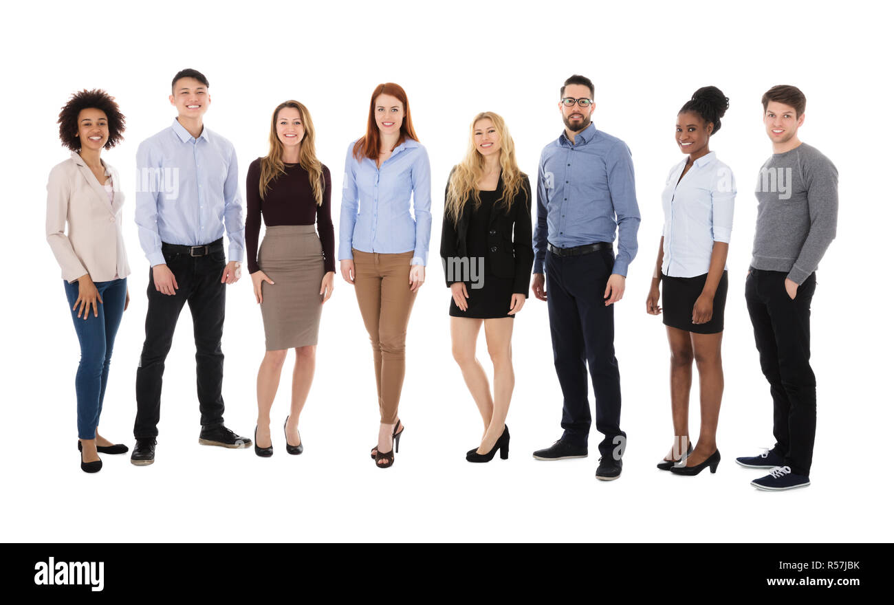 Young group diverse students Cut Out Stock Images & Pictures - Alamy