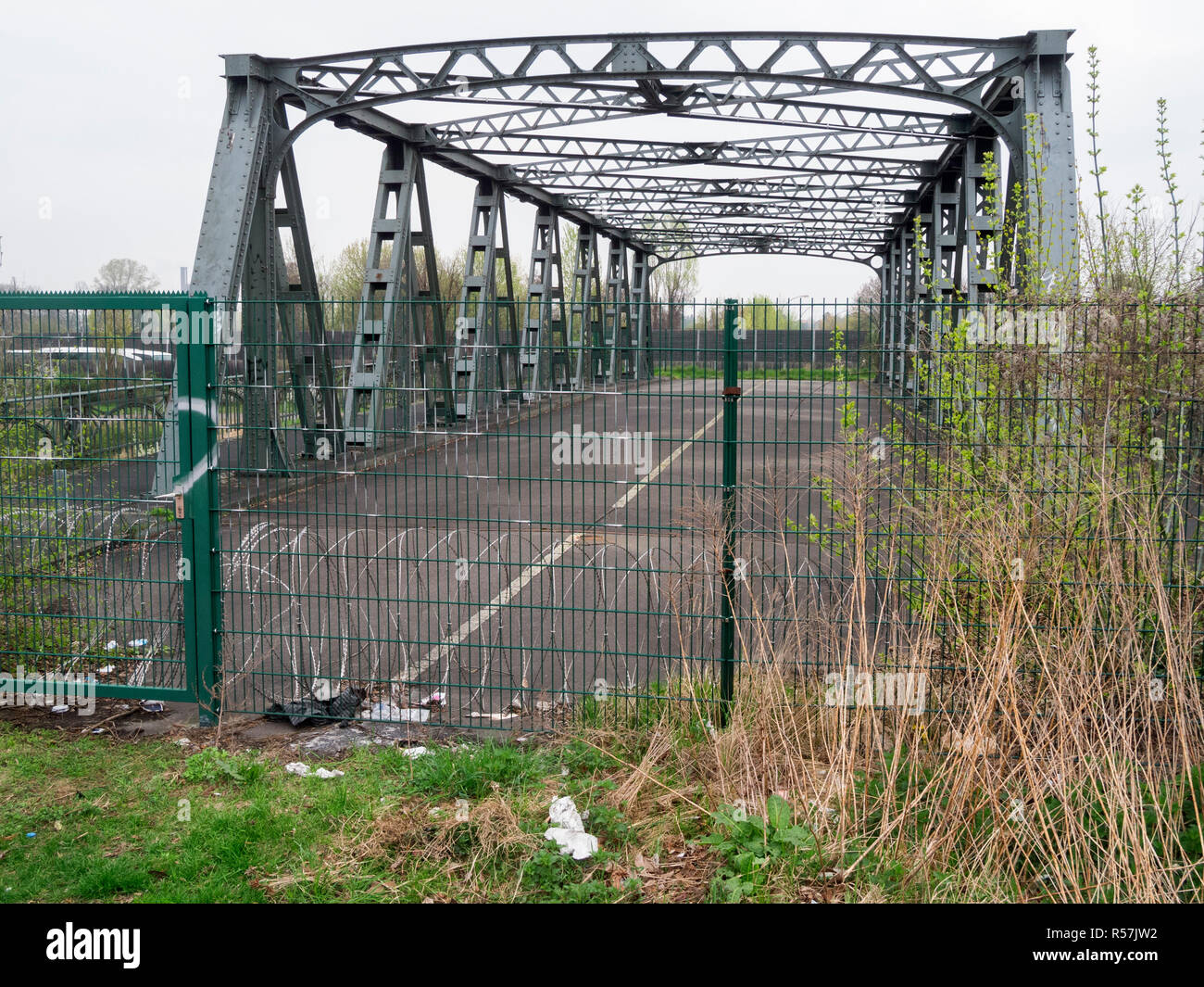 old abandoned bridge Stock Photo - Alamy