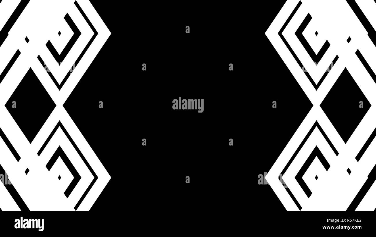 Geometric shape white lines animation hi-res stock photography and ...