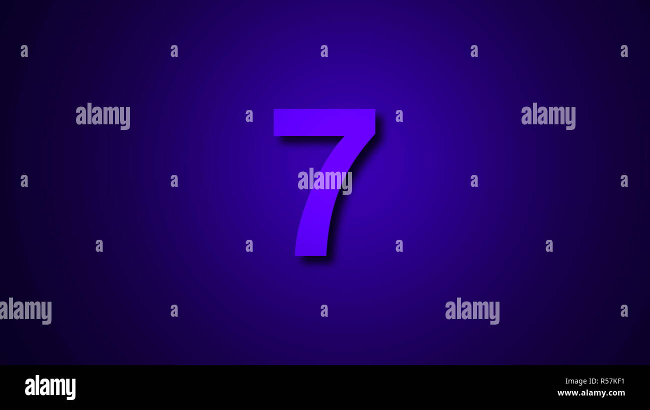 Highlighted Number with shadow. Digital background Stock Photo - Alamy