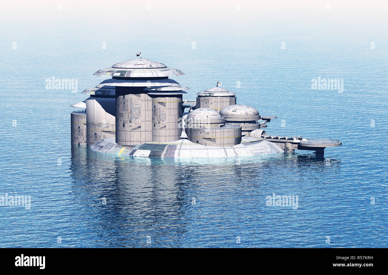 marine station in the atlantic Stock Photo - Alamy