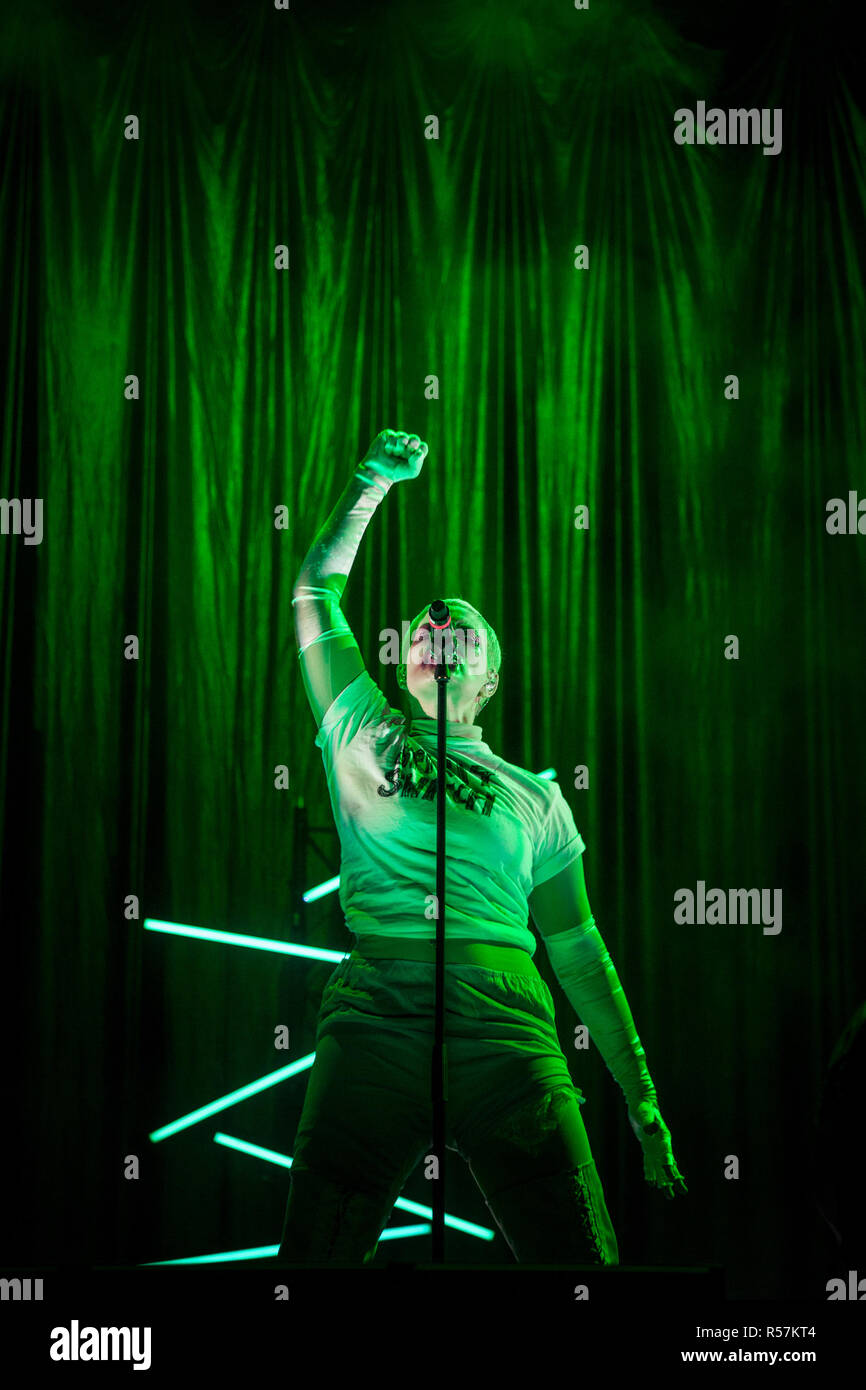 NOVI SAD, SERBIA - JULY 13, 2018: Fever Ray, alias Karin Elisabeth ...