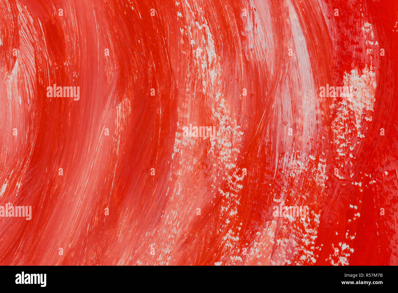 Red watercolour brush strokes hi-res stock photography and images - Alamy