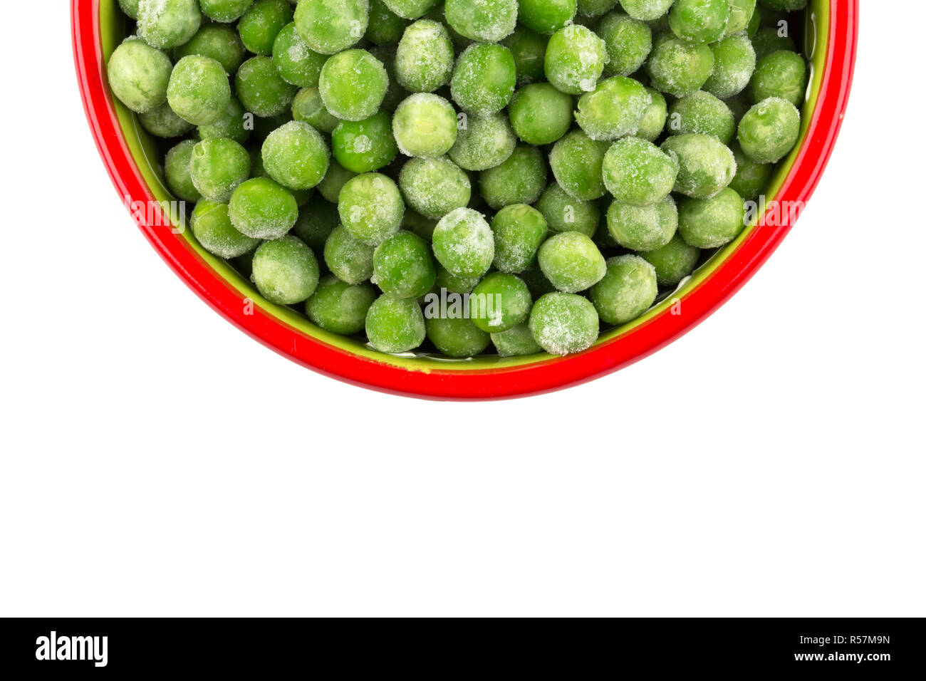 Green frozen peas Stock Photo - Alamy