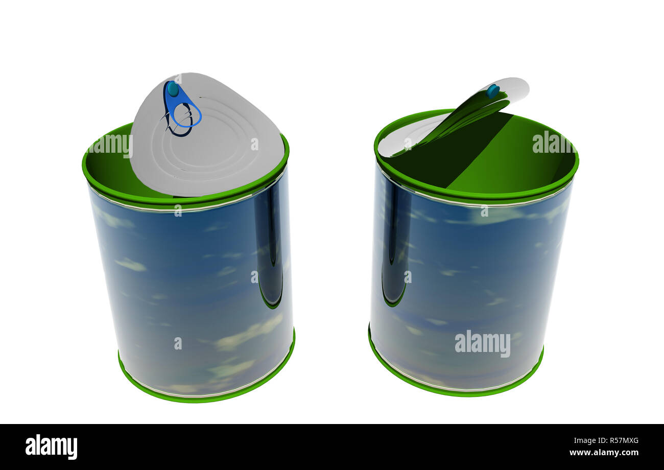 Tins cans canned Cut Out Stock Images & Pictures - Alamy