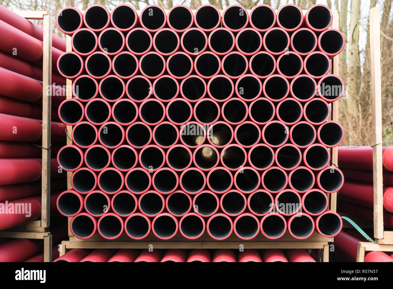 storage bin of building material Stock Photo - Alamy