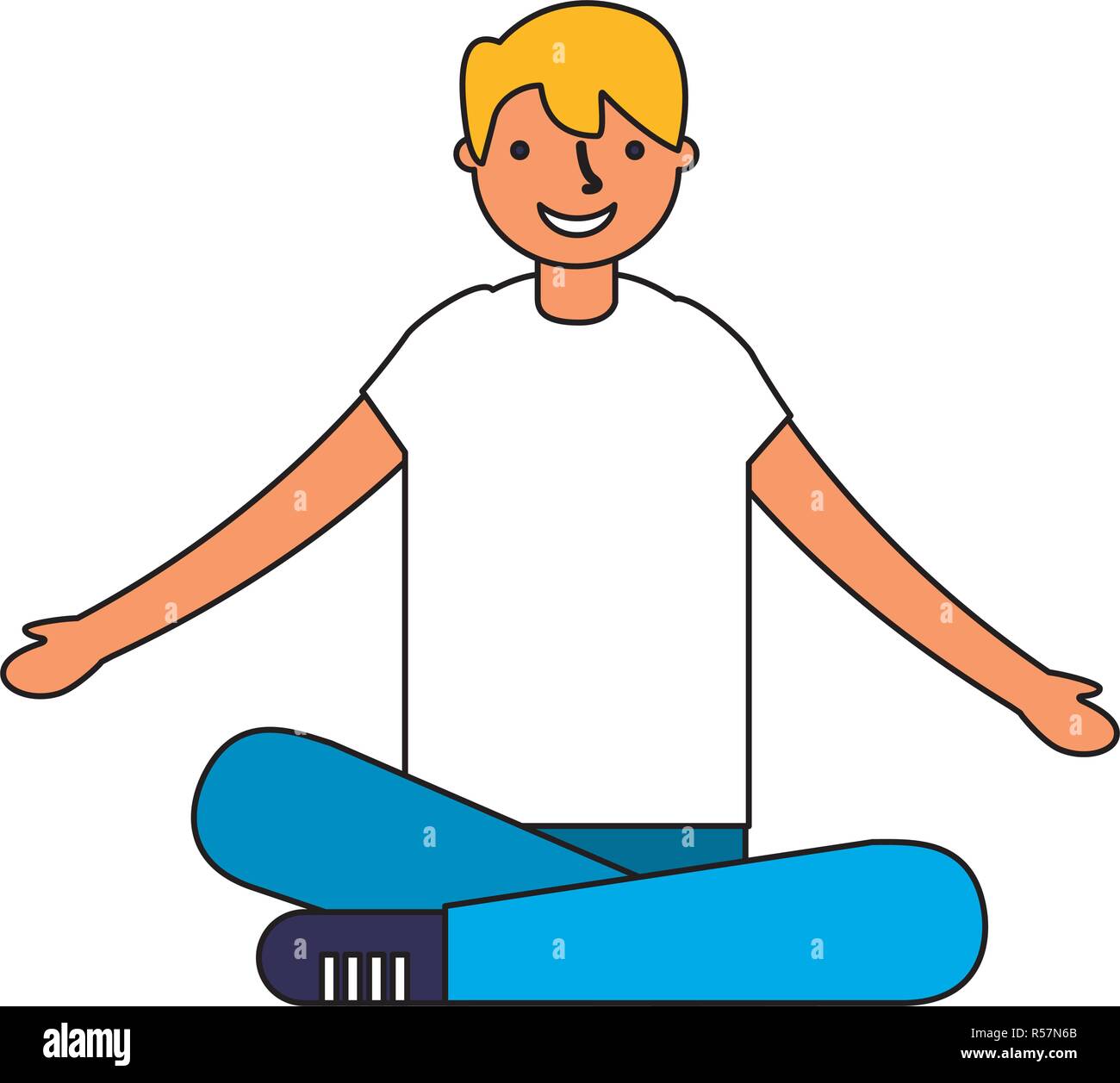 Crossed eyes and boy Stock Vector Images - Alamy