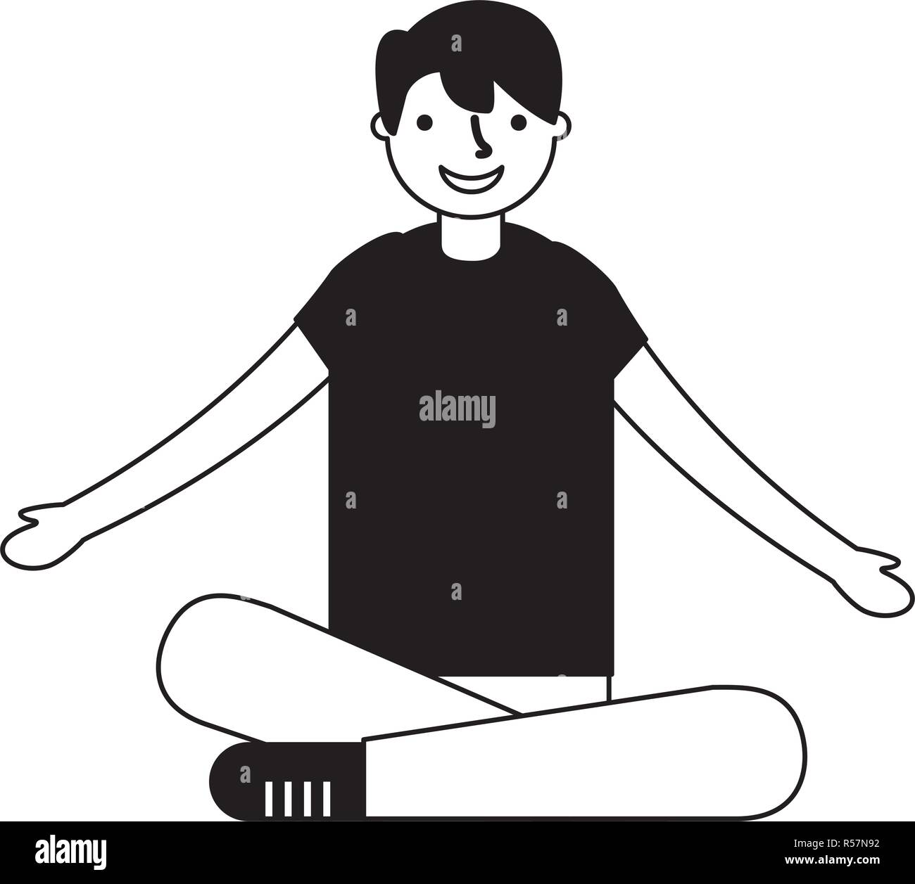 Crossed eyes and boy Stock Vector Images - Alamy