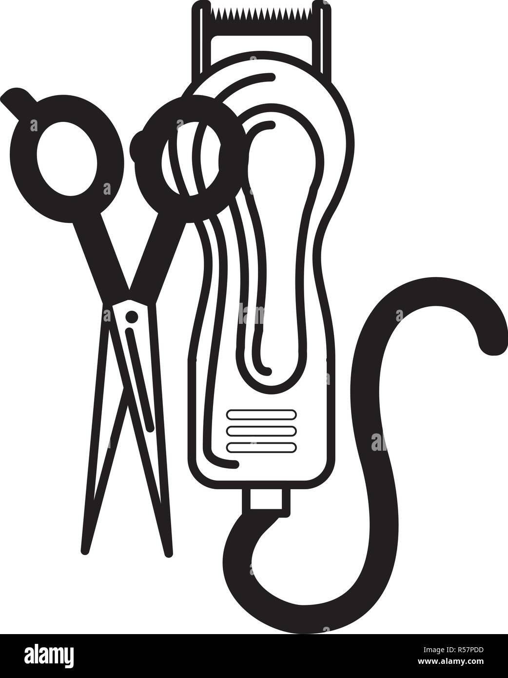 Vintage electric razor Stock Vector Images - Alamy