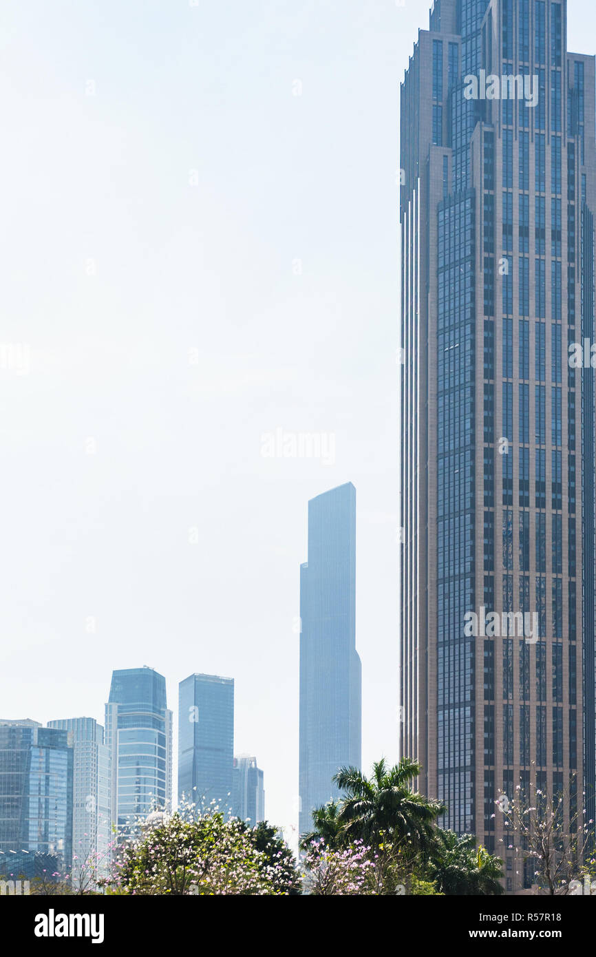 modern cityscape of Guangzhou city in spring Stock Photo - Alamy