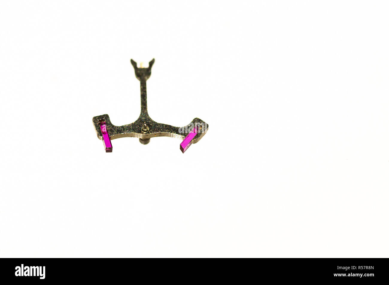 Watch Parts: Vintage Metallic Pallet Forks on White Background Stock ...